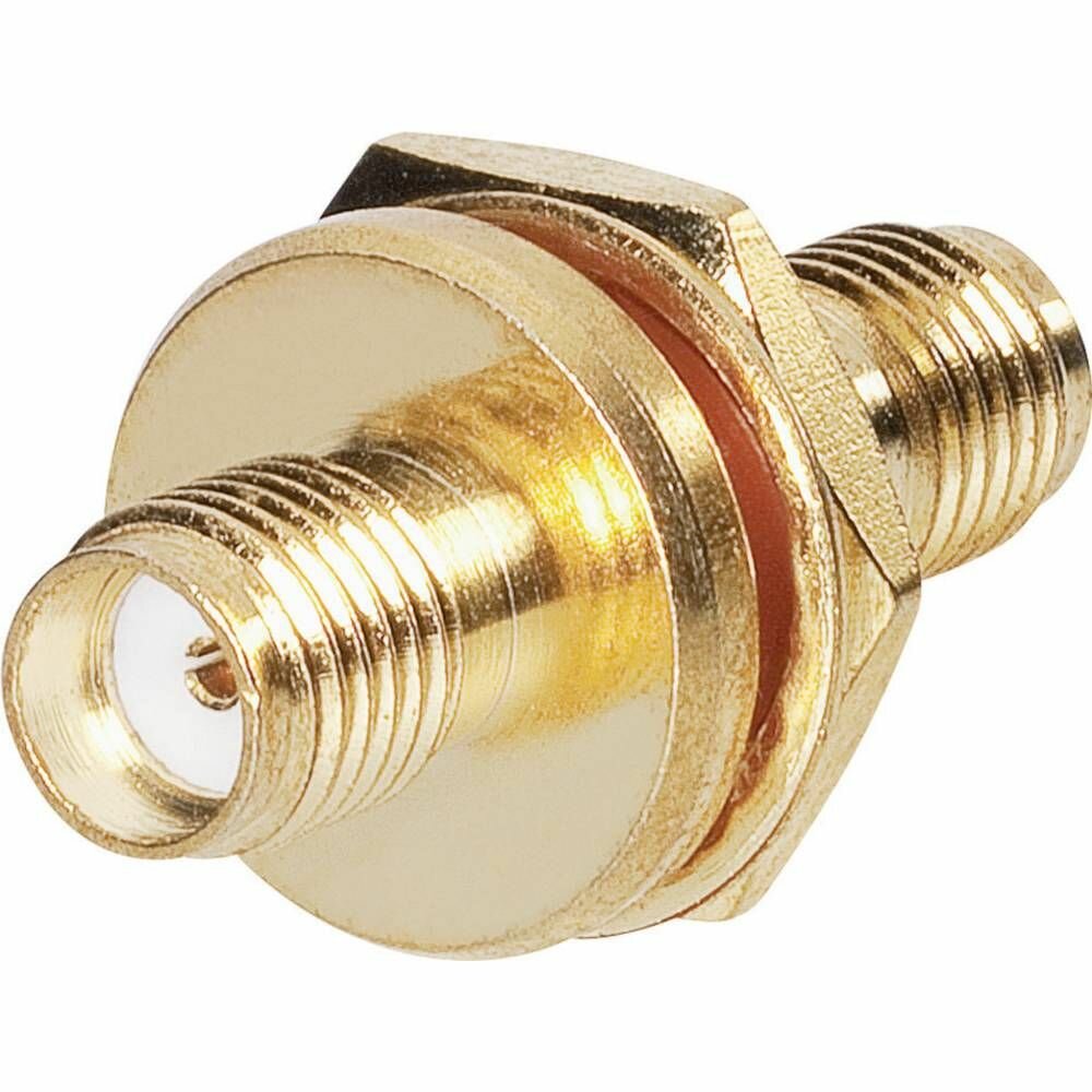 SMA-7818 HYR-1113 (SMA-7818) (GSA-1113), Переходник, SMA гнездо - SMA гнездо на панель