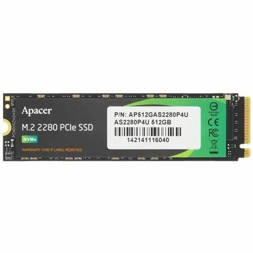 Apacer 512 ГБ Внутренний SSD-диск (AP512GAS2280P4U-1)