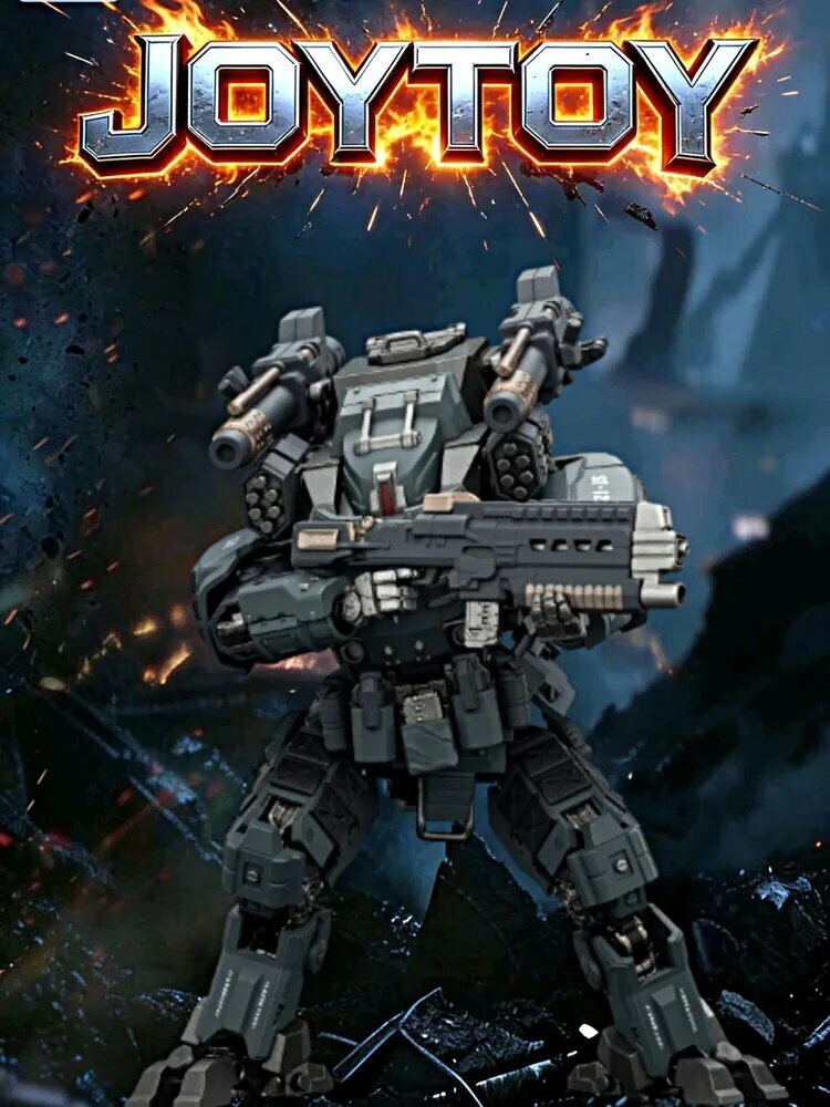 Мир модных игрушек Подвижная фигурка JOYTOY 1/18 Dark Source APOC Series Storm Dauntless Assault Mech ST-8612 Подарок на день рождения