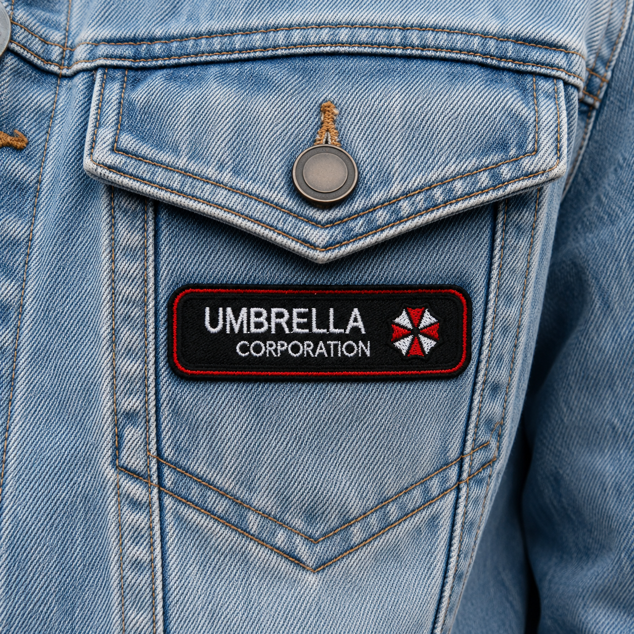 Нашивка, патч, шеврон "Umbrella Corporation" 100x30mm PTC001