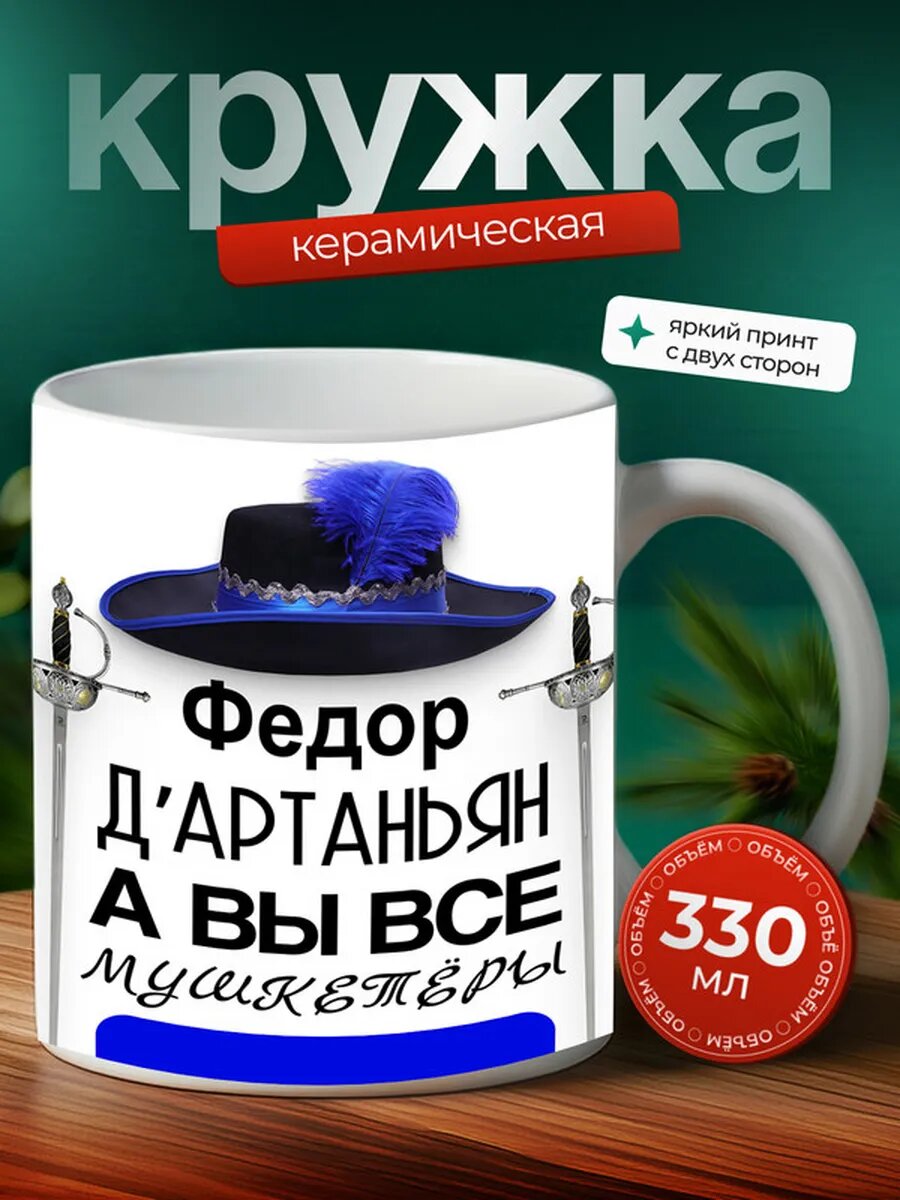 Кружка именная Федор,
