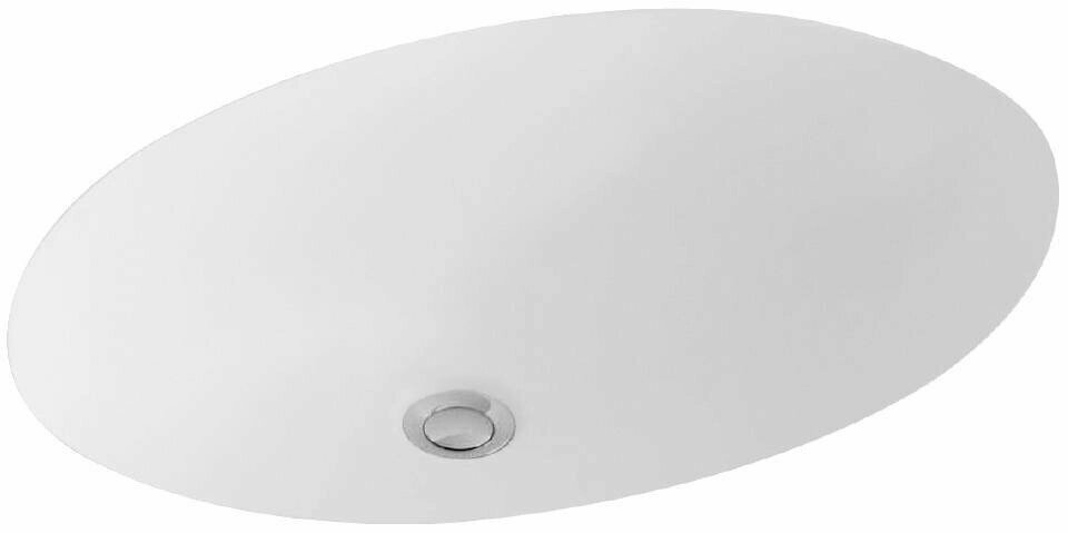 Раковины Villeroy & Boch Evana 614700R1 встраиваемая снизу, 50x35xh21,3см, альпийский белый с CeramicPlus
