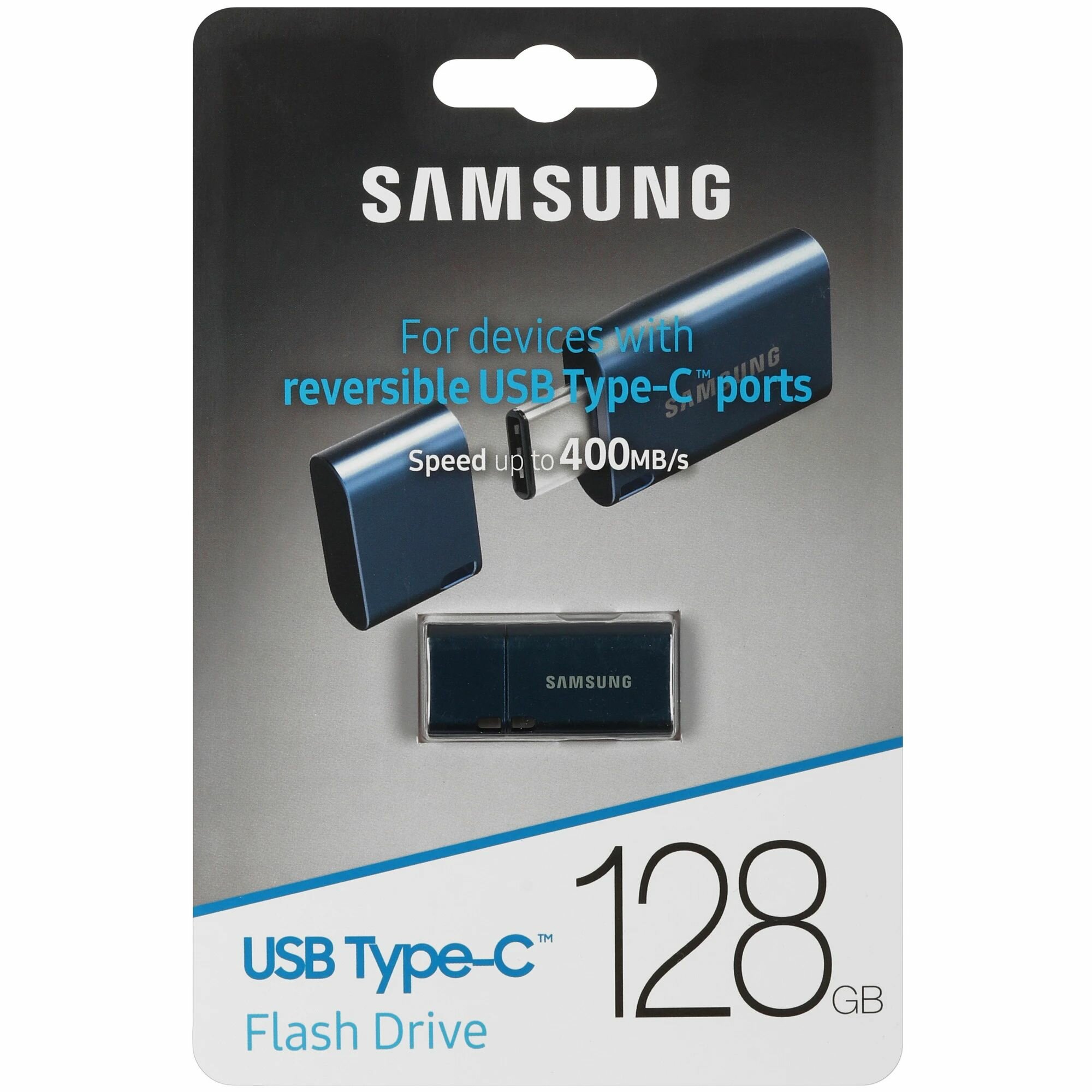 Память USB Flash 128 ГБ SAMSUNG Type-C (MUF-128DA/APC) - USB3.2, USB Type-C, чтение до - 400 МБ/с