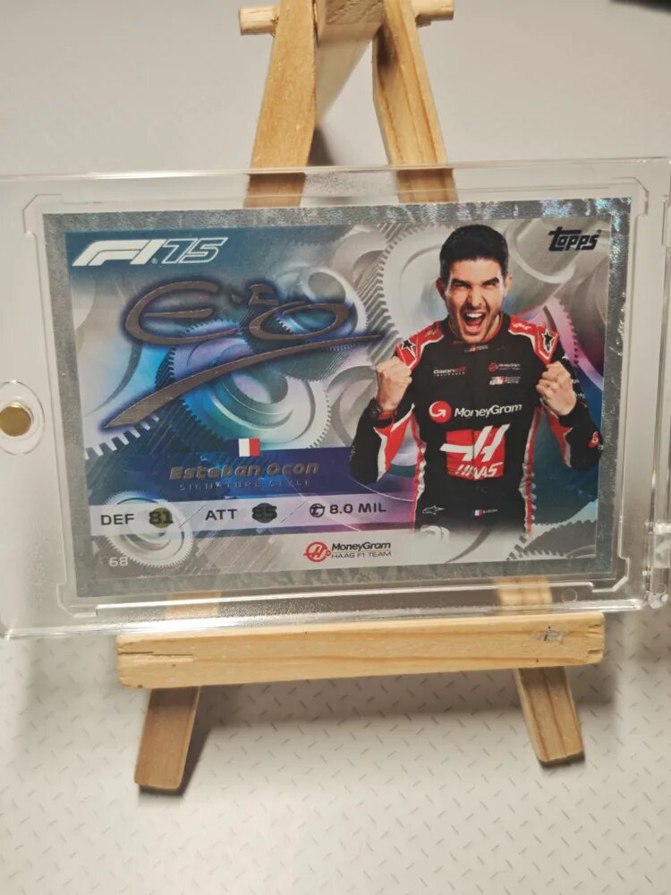 2025 Topps Turbo Attax F1 коллекционная карточка с автографом ESTEBAN OCON