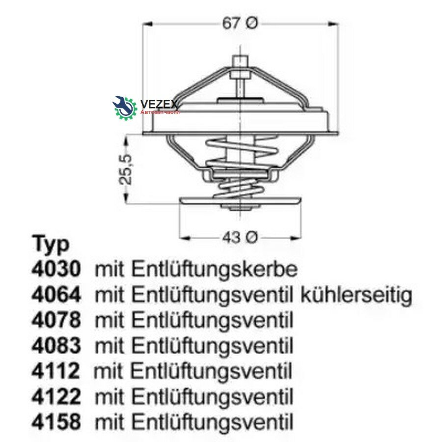 WAHLER 4078.87D Термостат