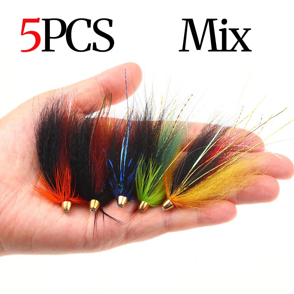 Набор приманок ICERIO для ловли лосося и форели (5 шт.) 5PCS Mix Colors