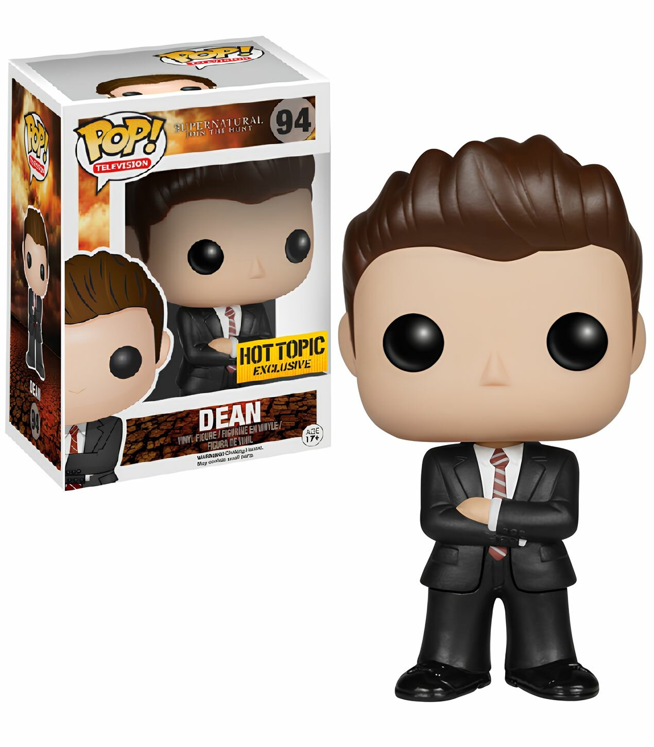 Фигурка Сверхъестественное Кастиэль, Dean FBI (10см) #94, для коллекции, идеальный подарок