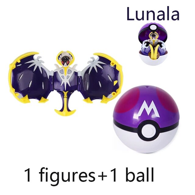 12 фигурок по аниме Pokémon в версии Q: Пикачу, Иви, Мьюту, Гренинджа, фигурки в виде покеболов, фигурки-конструкторы, игрушки и подарки для детей.