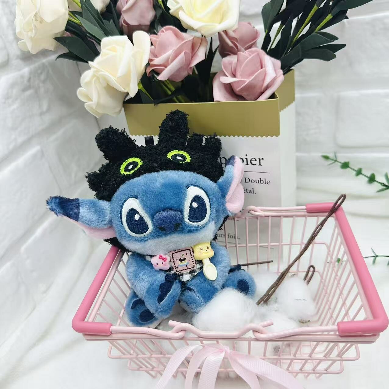 Новая комбинированная плюшевая игрушка Stitch x Noogitsuge, милая пушистая кукла, декоративная кукла, машина для кросс-бордерной внешней торговли