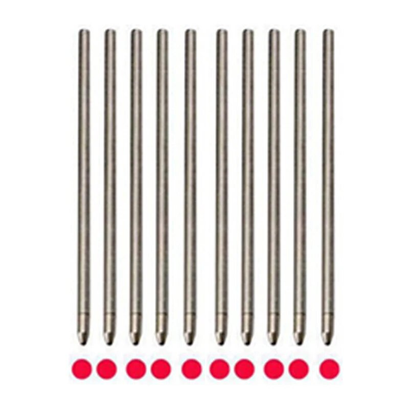 Металлические стержни для ручек синий черный 67 мм 10 PCS Red Refills