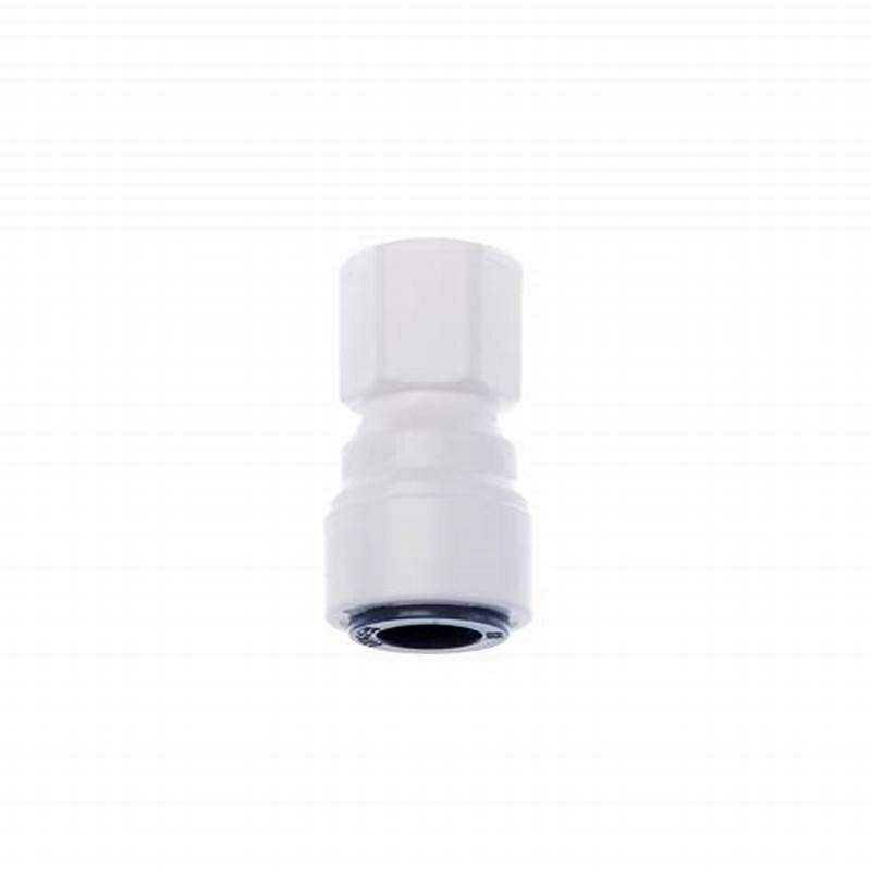 Фитинг прямой PP010822W, 1/4" — 1/4", трубка-резьба, «Гейзер»