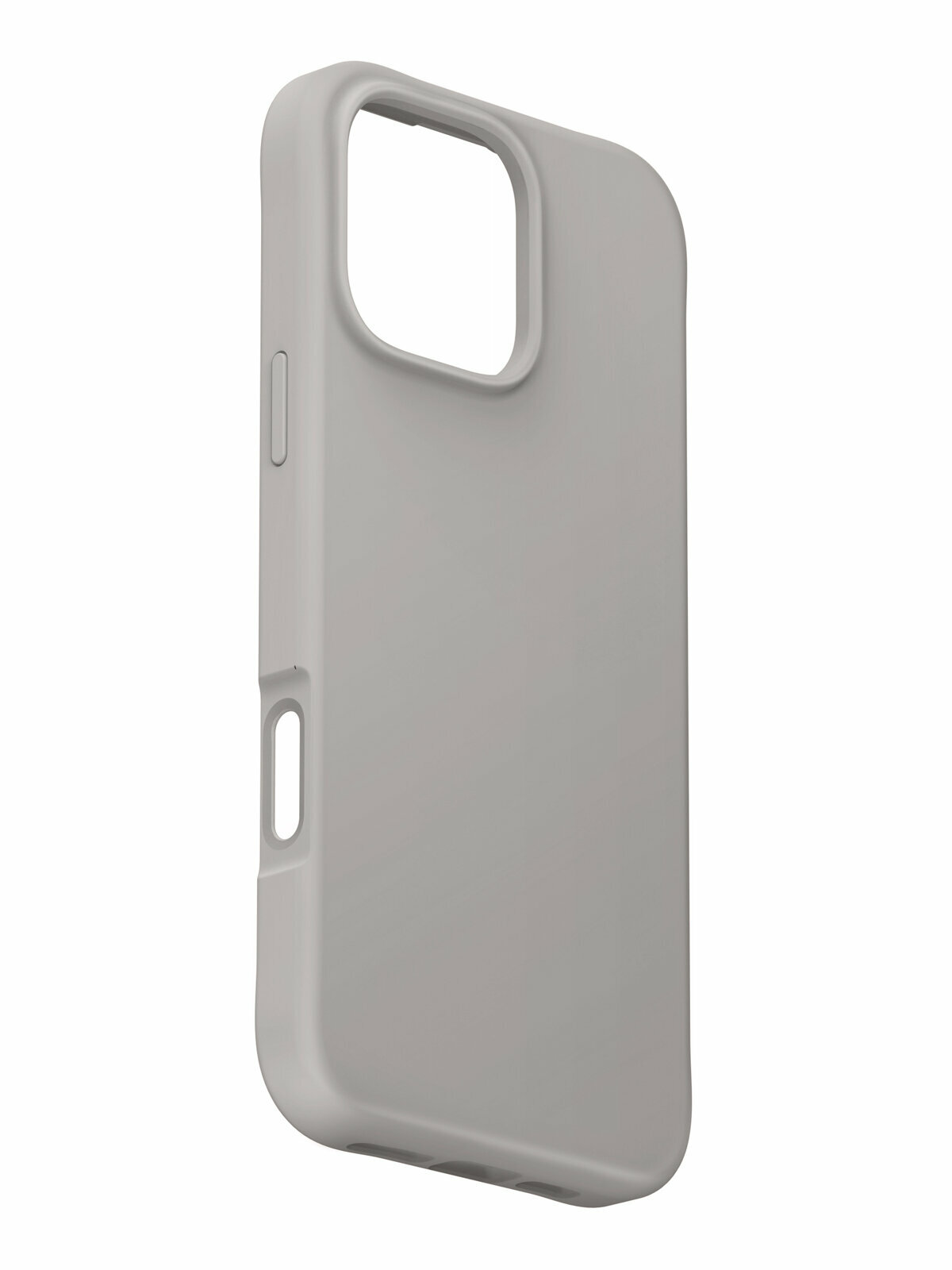 Для iPhone 16 Pro Max чехол Liquid silicone with Strap Taupe Grey (MagSafe)