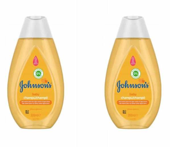 Шампунь для волос Johnson's Baby, Детский, без парабенов, 300 мл, 2 шт