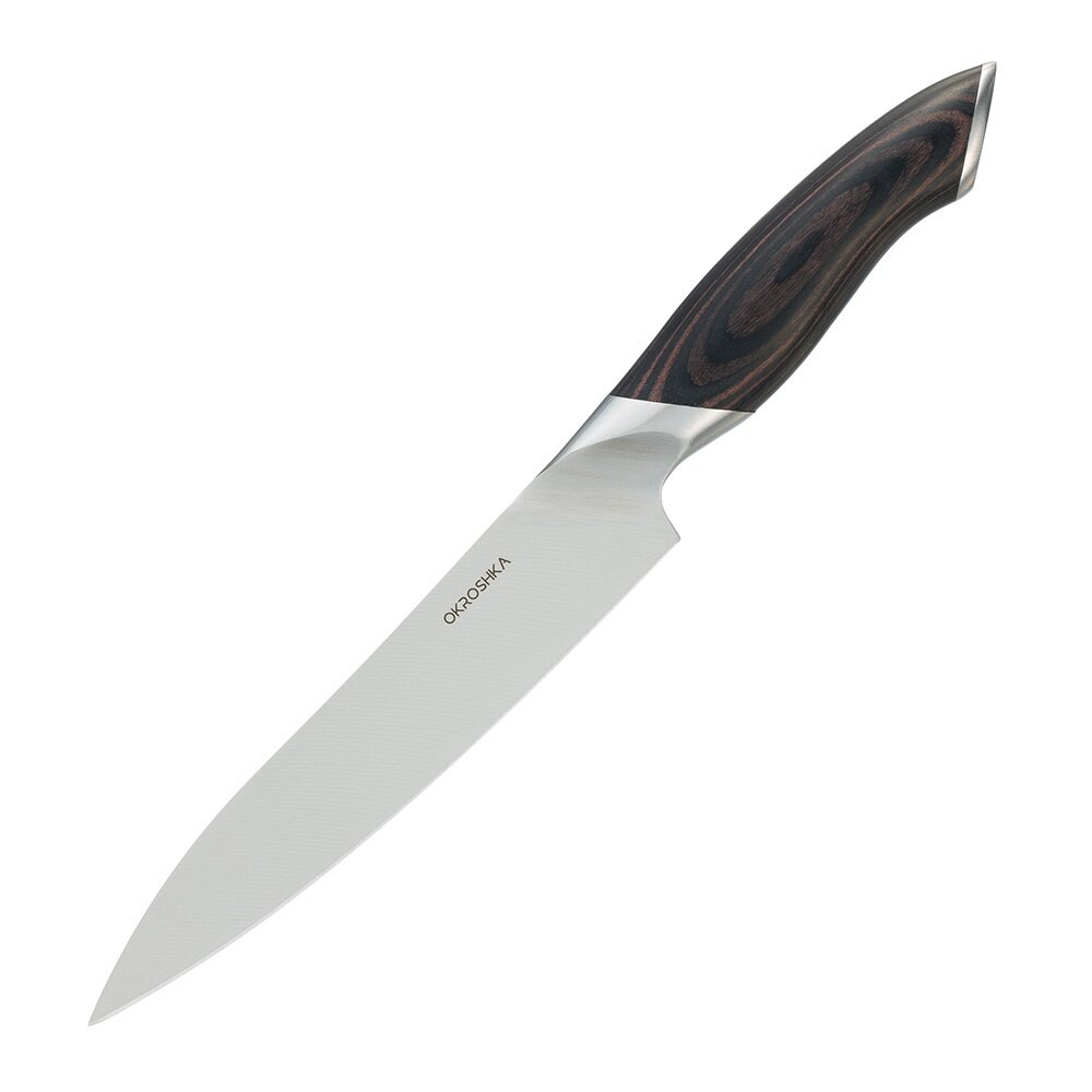 OKROSHKA OK120PW-UT Нож универсальный okroshka трюфель, лезвие 15,2 см
