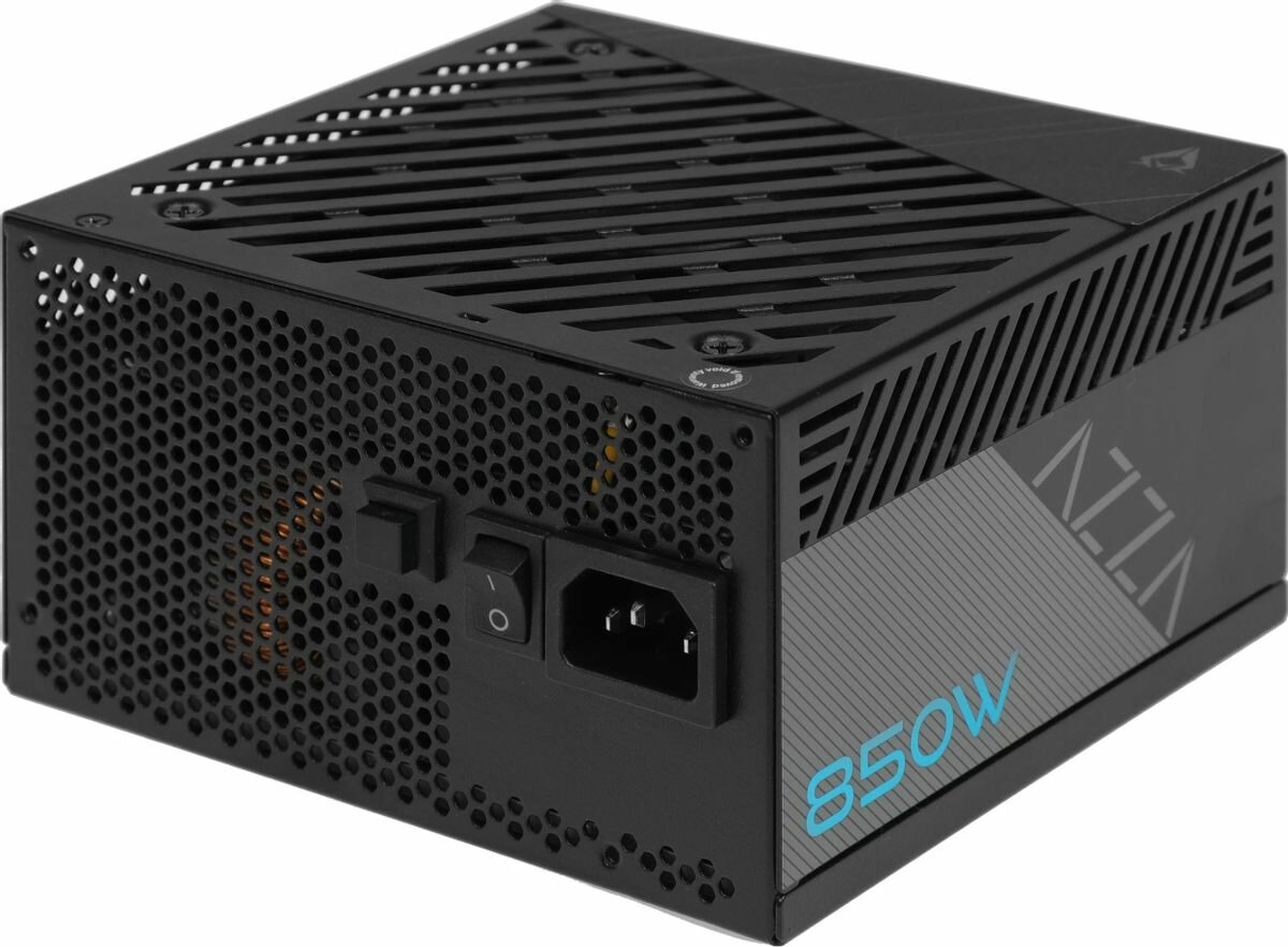 Блок питания Azza ATX 850W PSAZ-850G (PSAZ-850) черный, 80+ gold, 850 Вт, ATX12V 3.1, 80 PLUS Gold, 120 мм