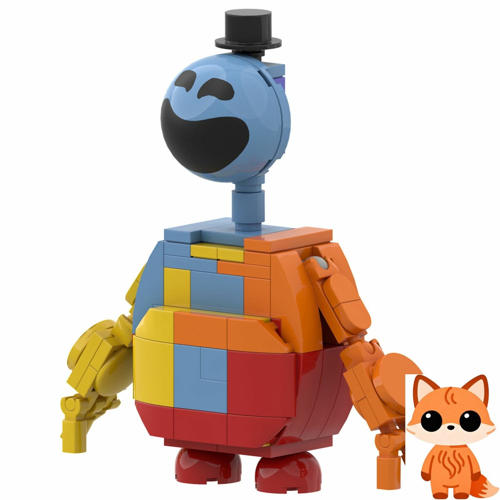 Пластиковый конструктор Время игры с Поппи 4 Дои / Poppy Playtime 4 Doey