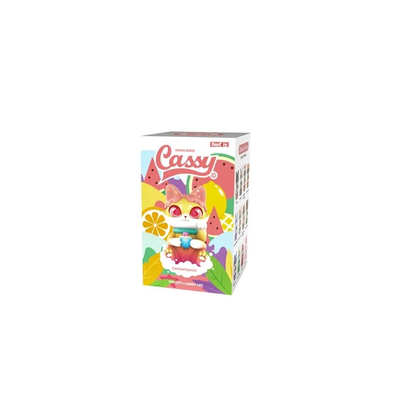 Аниме фигурка кошки Cassy, белый, Random 1pc