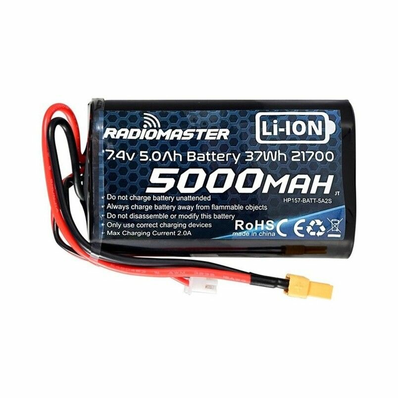 Аккумулятор 5000mAh 7.4V 2S для пультов управления электропастуха, совместимый с oxer, X16S, X12, разъемы -X и X30