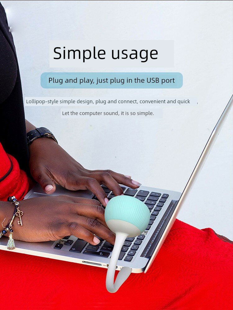 USB-динамик, компактный, подключаемый, внешний, портативный, мини-динамик, универсальный для настольных компьютеров и