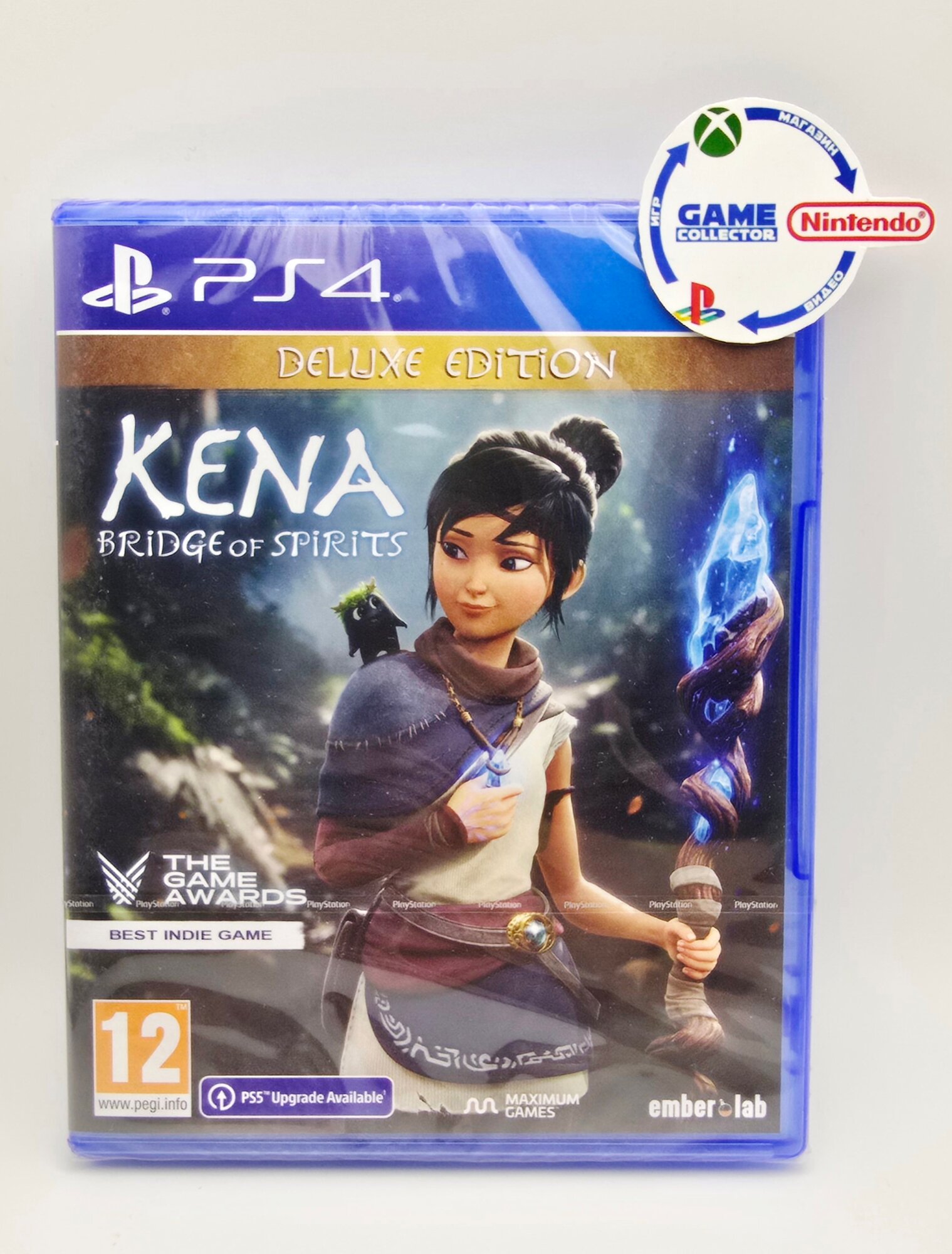 Игра Kena: Bridge Of Spirits Deluxe Edition для Sony PlayStation 4 на диске с русскими субтитрами.