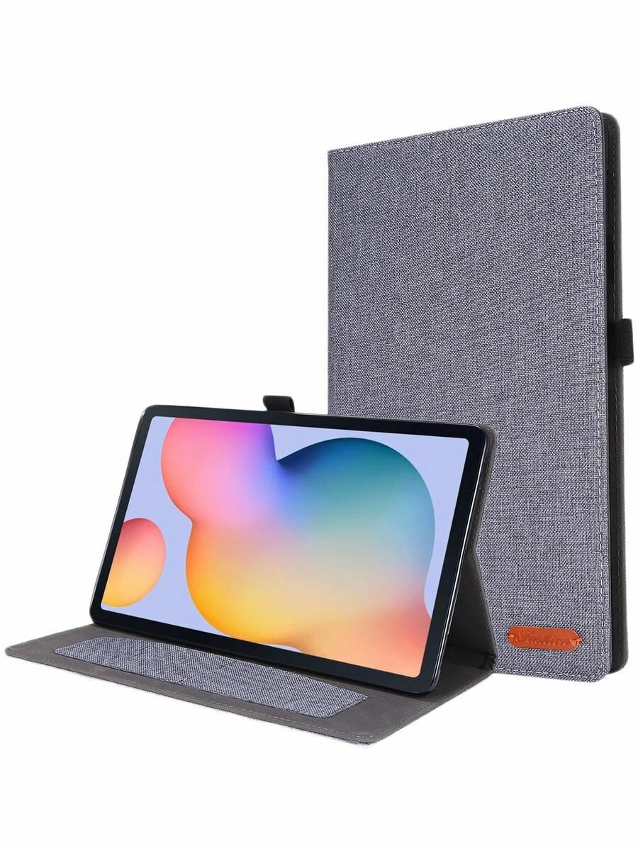Чехол Pattern для Samsung Galaxy Tab A7 Lite 8.7' / SM-T220, SM-T225, серый