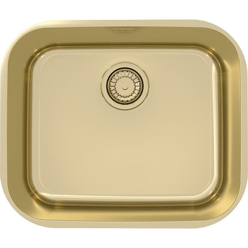 Мойка для кухни Alveus Variant 50,8х42,8 1113575 золото, 1 чаша, нержавеющая сталь