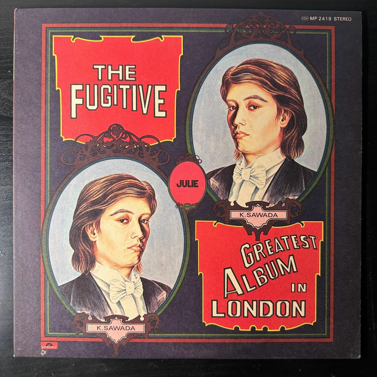 Виниловая пластинка Kenji Sawada - The Fugitive (Япония 1975г.)