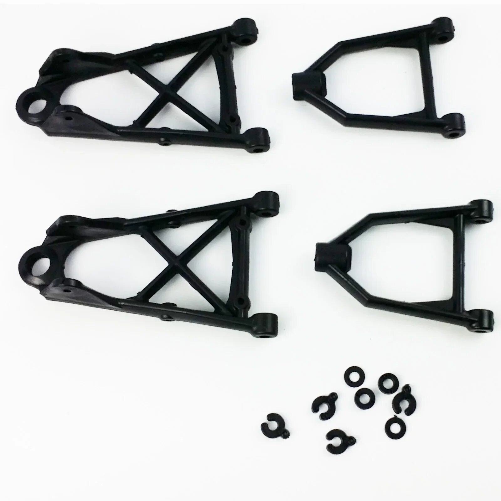 Комплект нейлоновых рычагов подвески TITRACING для Hpi Rovan KM Baja 5b 5t 5sc Front Black