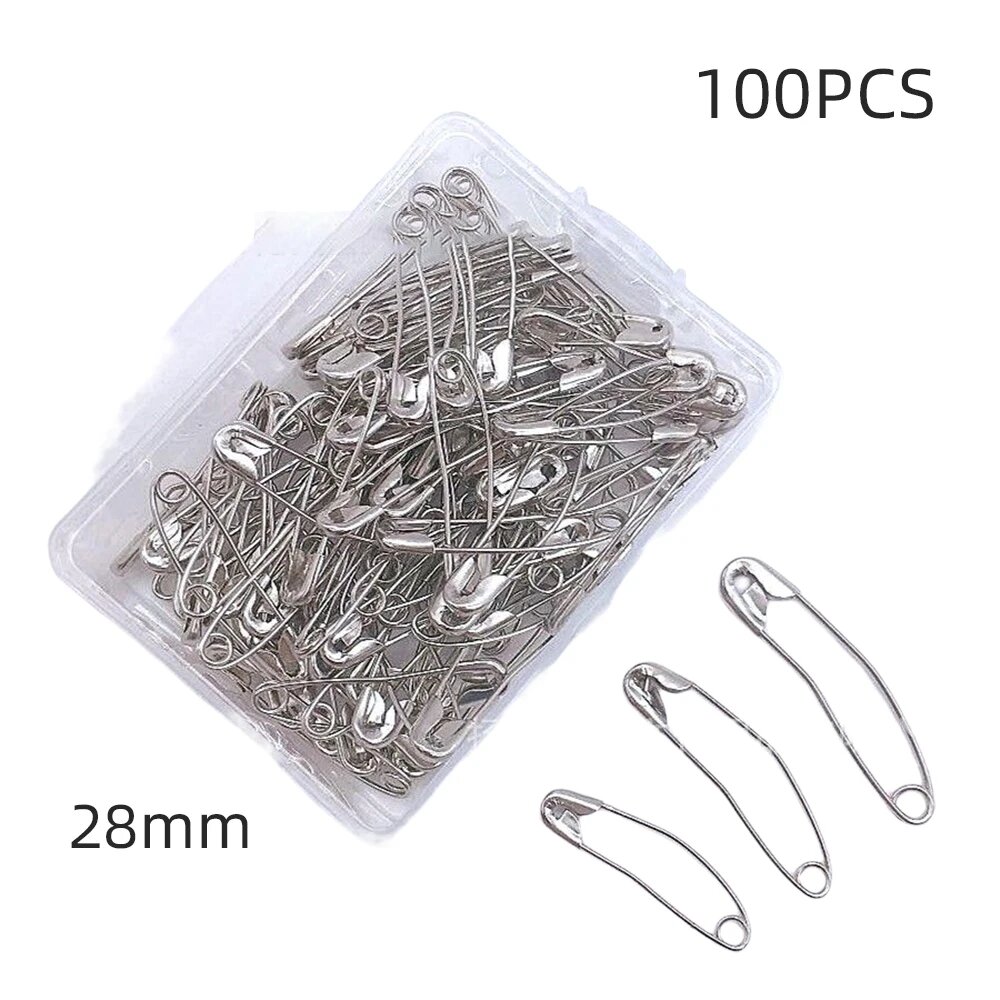 Иглы для квилтинга из нержавеющей стали 28mm silver 100 pc