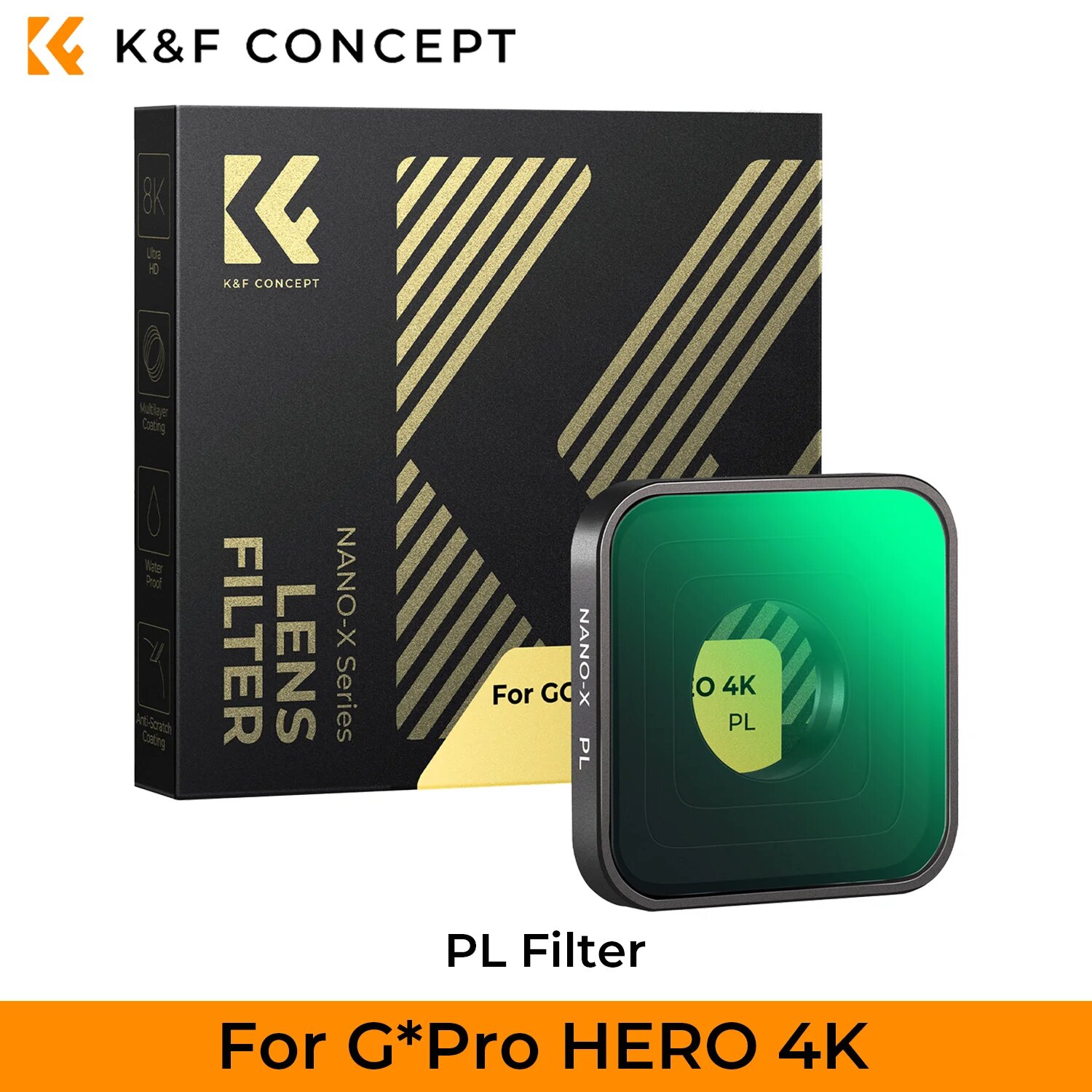 K&F CONCEPT PL Filter для GoPro HERO 4K