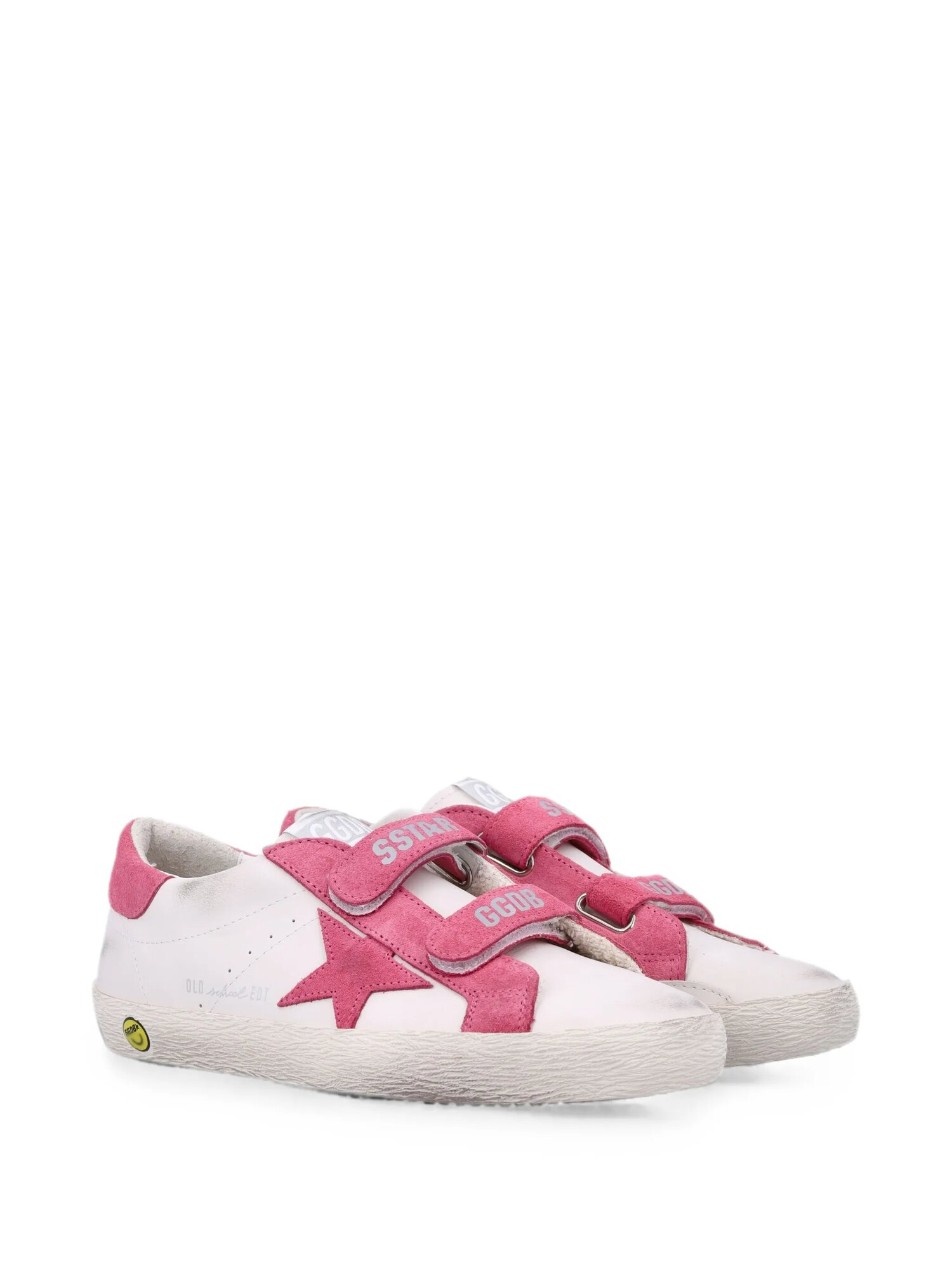 Кроссовки Golden Goose Old School star-patch sneakers, размер 34, белый — фото 1