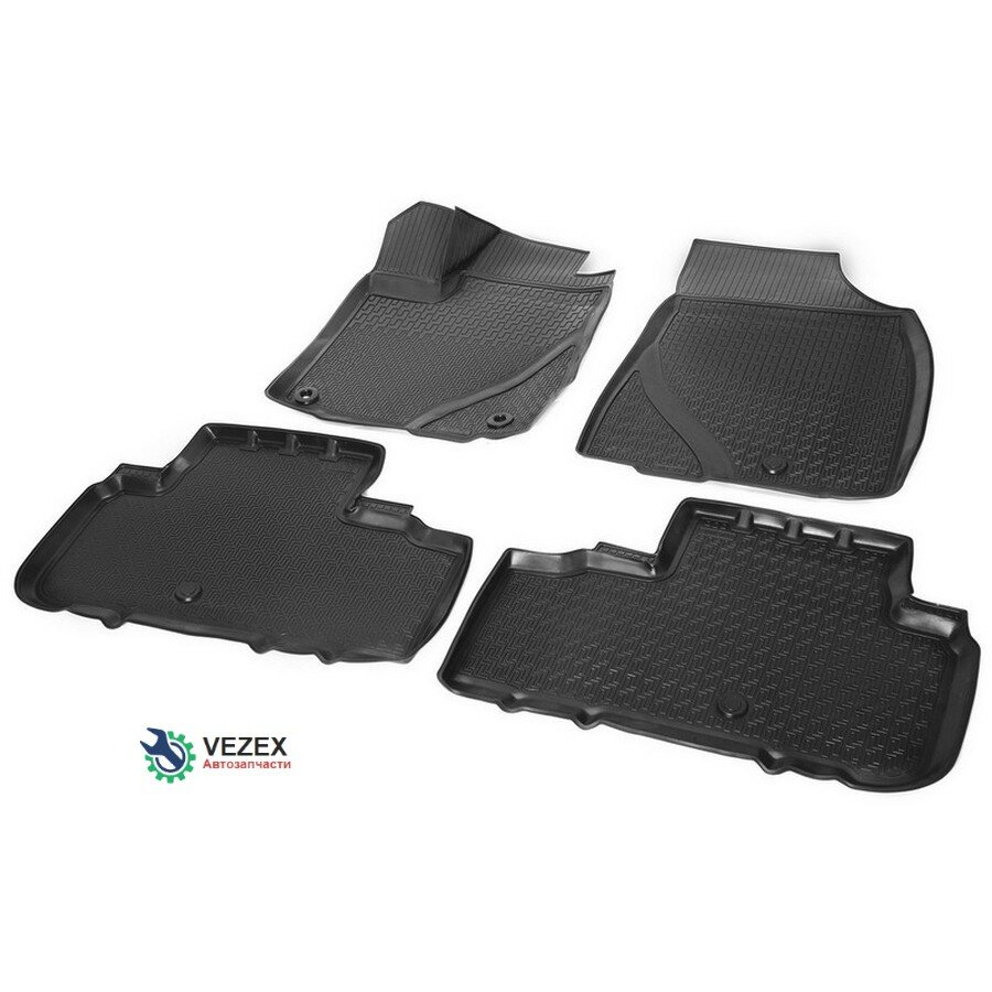 RIVAL 15703001 Полиуретановые Коврики салона, RIVAL, для Toyota Highlander III 2013-2016 2016-