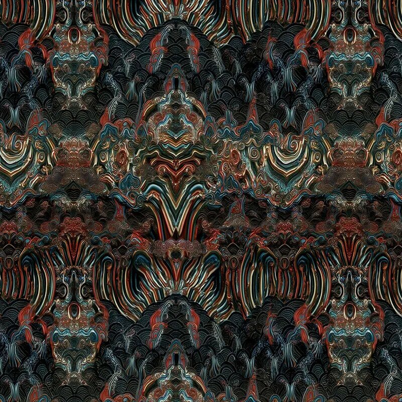 Рулон Самоклеящихся Декоративных Наклеек В Стиле JDM Для Интерьера Автомобиля, Retro Swirl