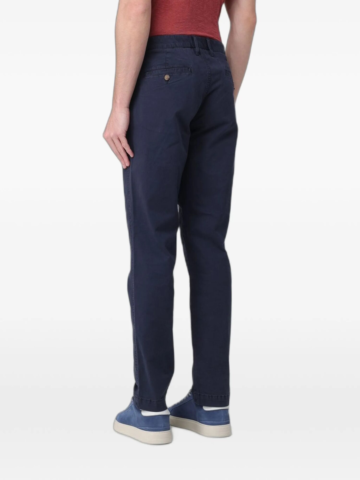 Брюки Blauer Stretch chino trousers, размер 33, синий — фото 1