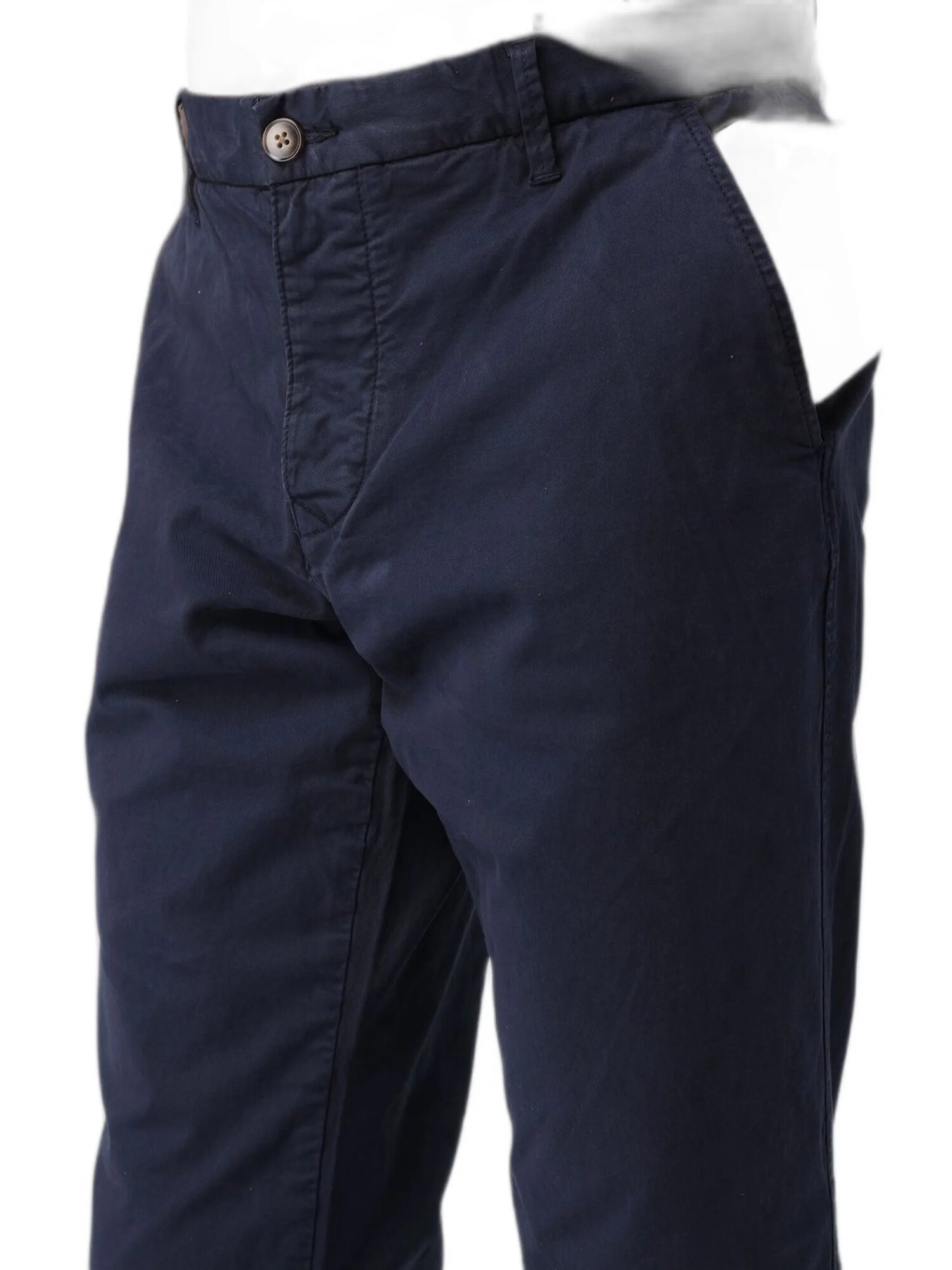 Брюки Blauer Stretch chino trousers, размер 33, синий — фото 1