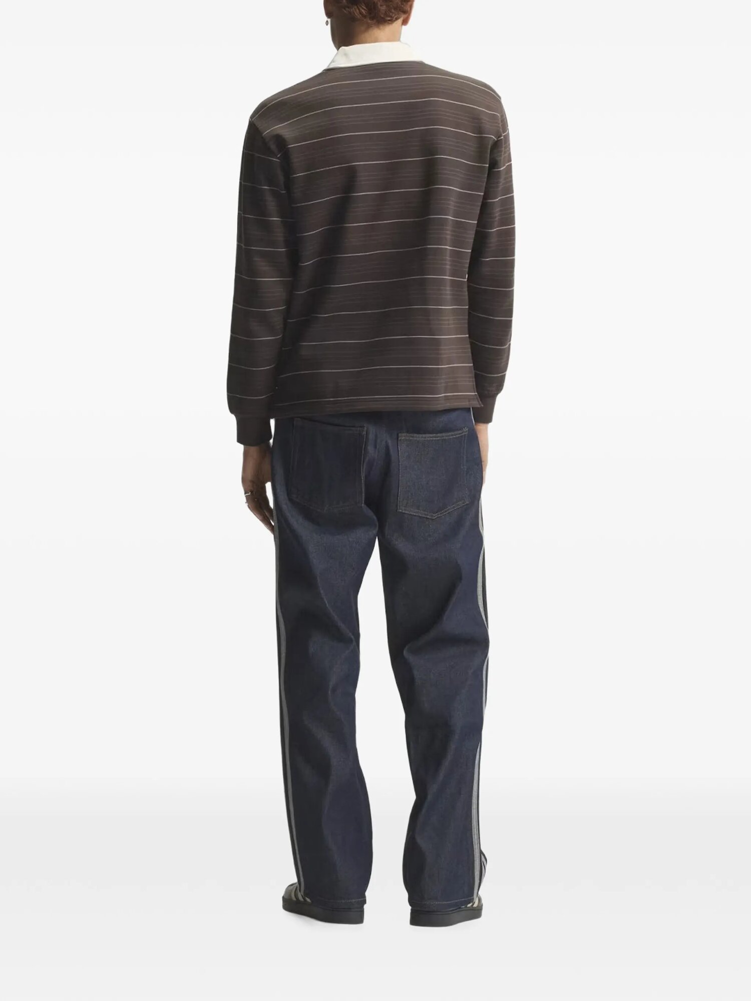 Джинсы adidas Firebird side-stripe jeans, размер 30 JEAN, синий — фото 1