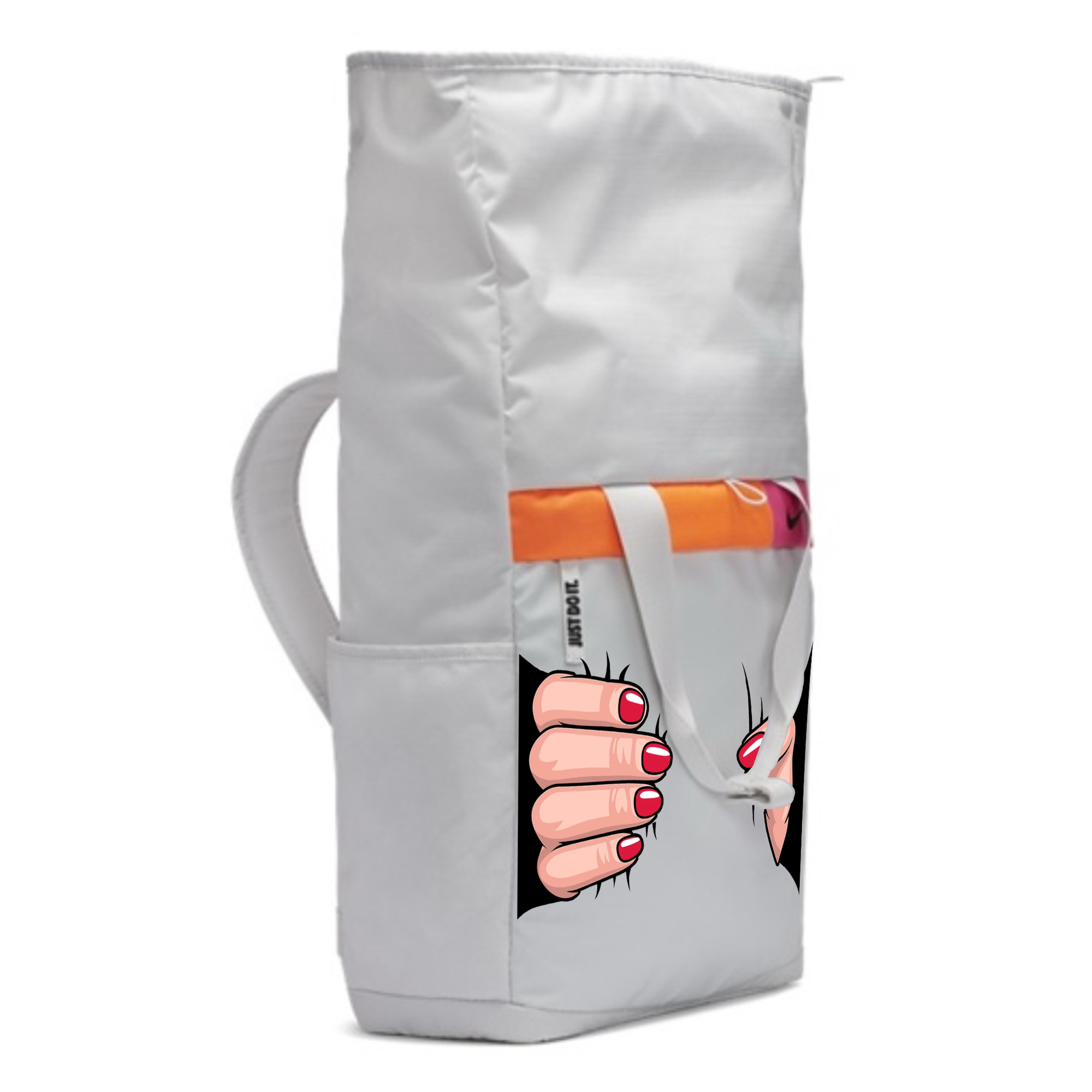 Рюкзак унисекс Nike Fabric Backpack Light Silver Gray