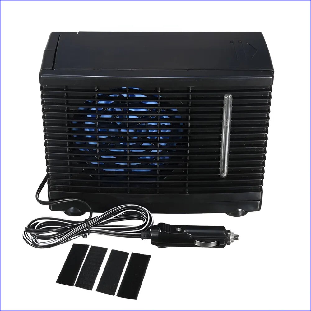 HIBIBUD Портативный автомобильный кондиционер 12V, мини-охладитель воздуха для грузовиков и легковых автомобилей, тихая работа, низкое энергопотребление.