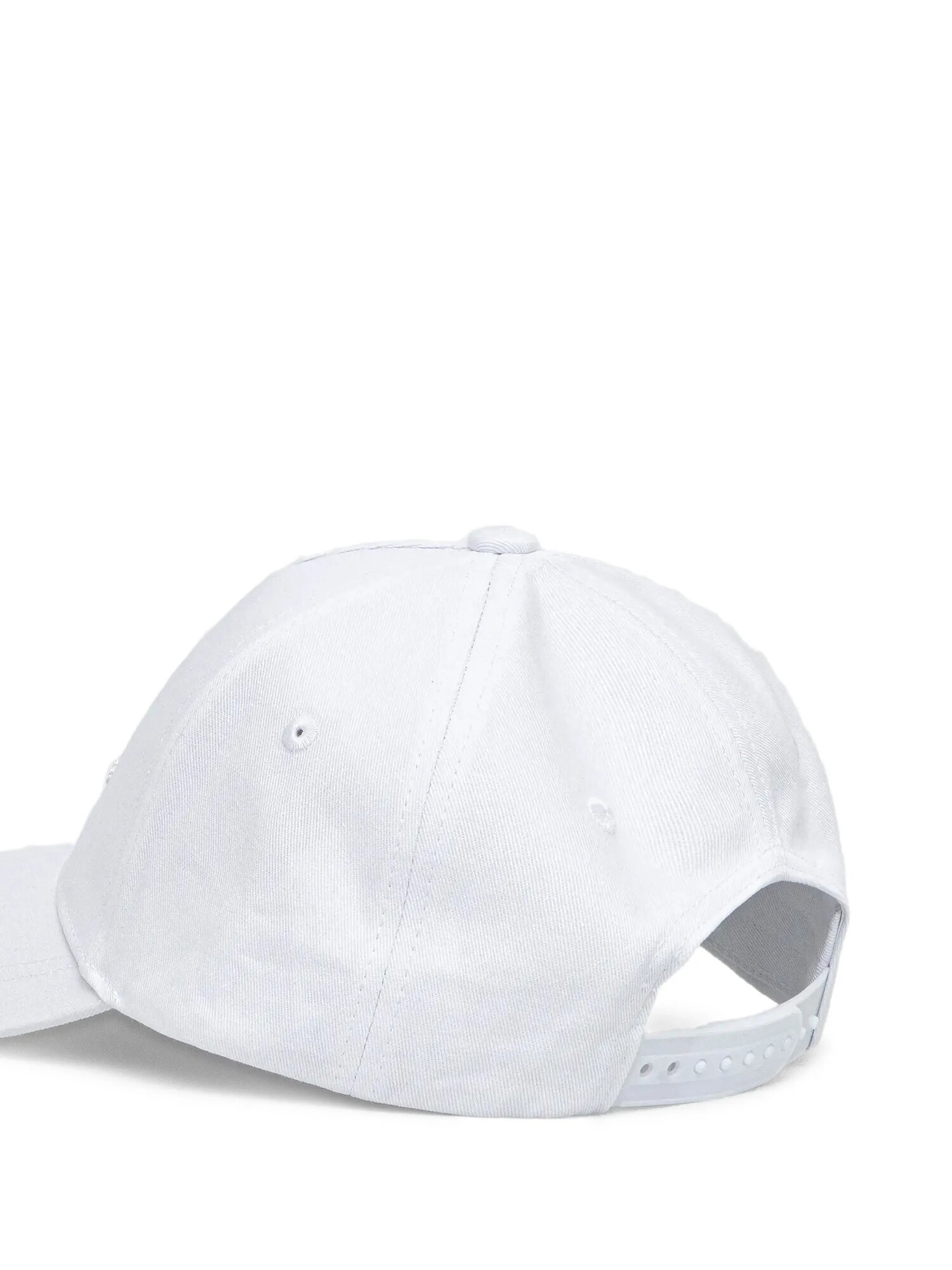 Шапка Armani Exchange Embroidered-logo baseball cap для девочек, размер OneSize, white — фото 1