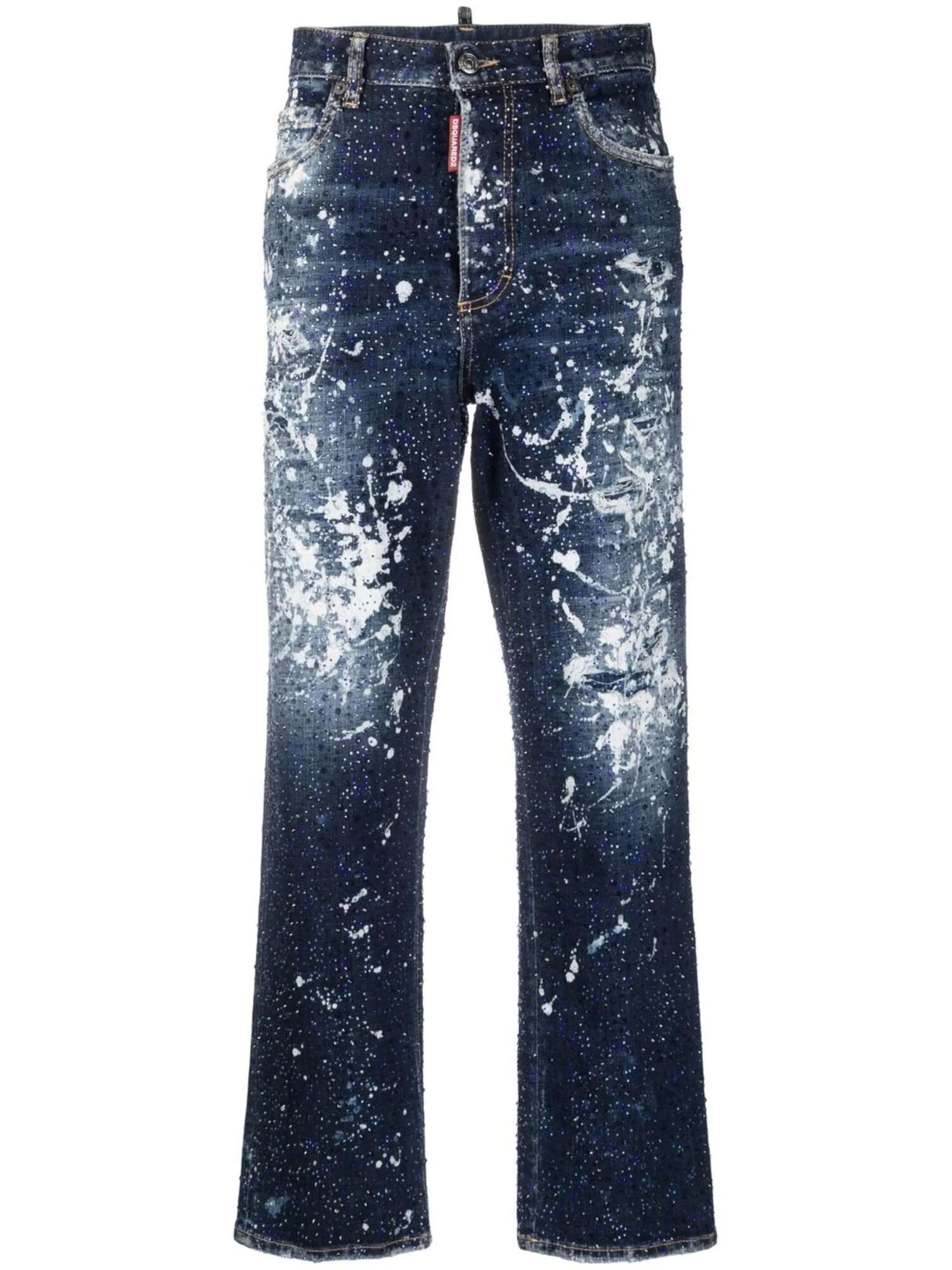 Джинсы Embellished straight-leg jeans 