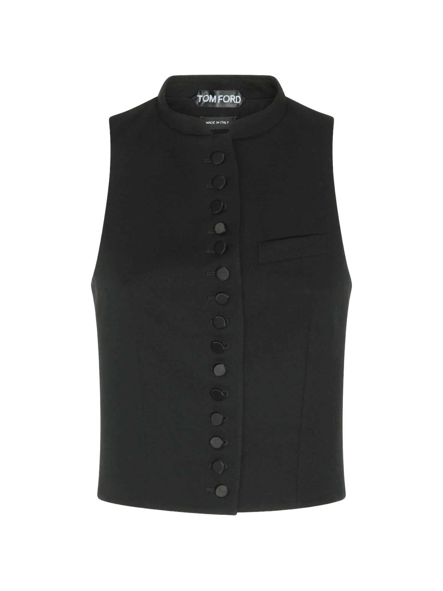 Топ Button-up wool top
