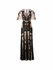 Платье Temperley London Gilded, размер 12, черный