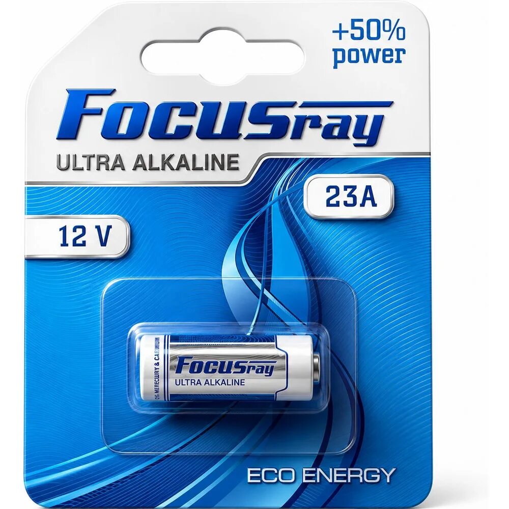 Батарея алкалиновая высоковольтная Focusray ULTRA ALKALINE 23A 12V арт. 622548