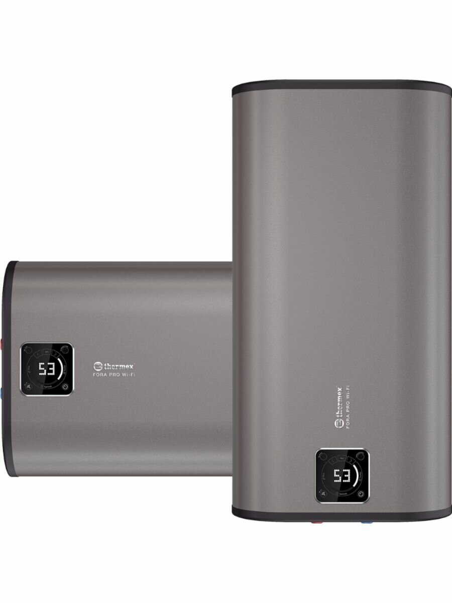 Водонагреватель накопительный Thermex Fora 50 (pro) Wi-Fi, электрический настенный, 50 л, серый