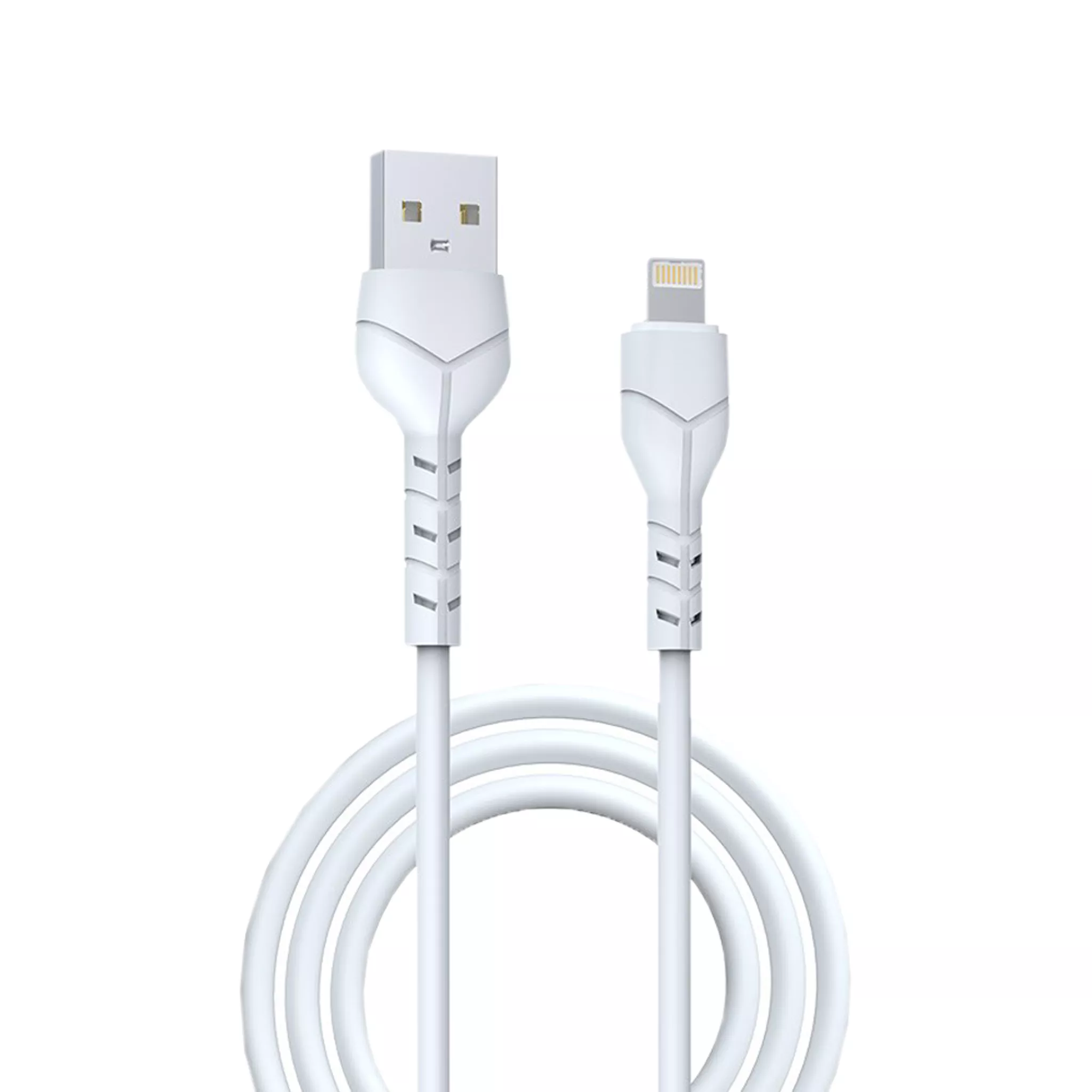 Кабель зарядки Devia Kintone, для устройств Apple, белый, 1м