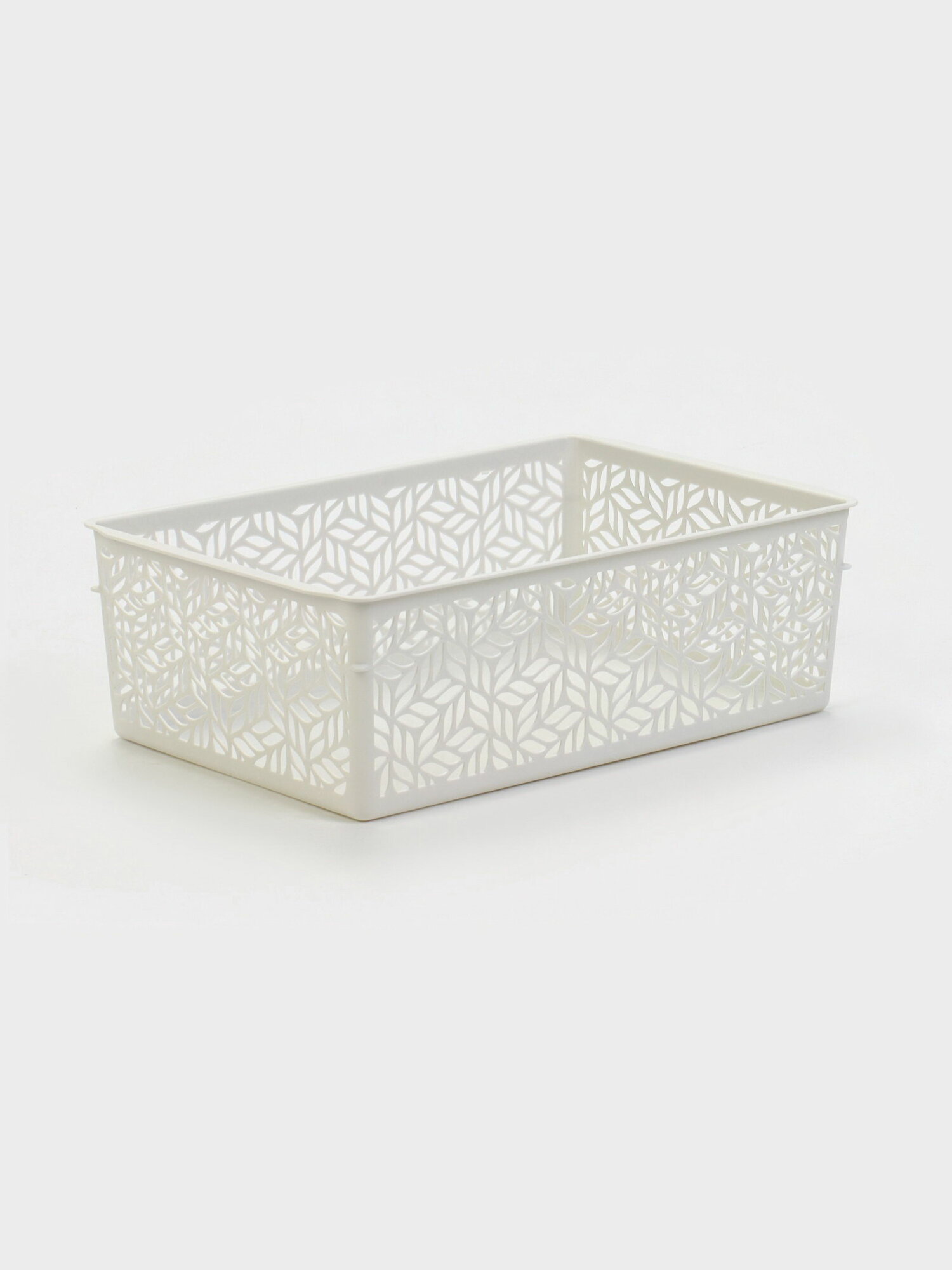 Корзинка для хранения без крышки Linden, 4.3 л, 29x19x9.5 см, светло-серый