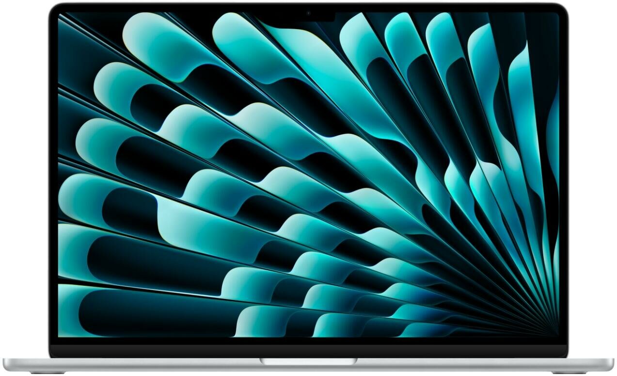 Ноутбук Apple MacBook Air 15 (M4, 10C CPU/10C GPU, 16Gb, 256Gb SSD), MW1G3, Silver