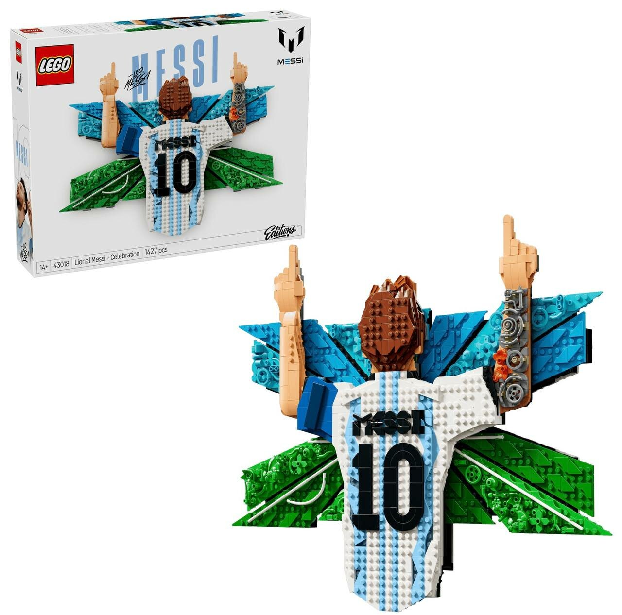 Конструктор LEGO Editions Лионель Месси - празднование 43018, 1427 детали, от 14 лет
