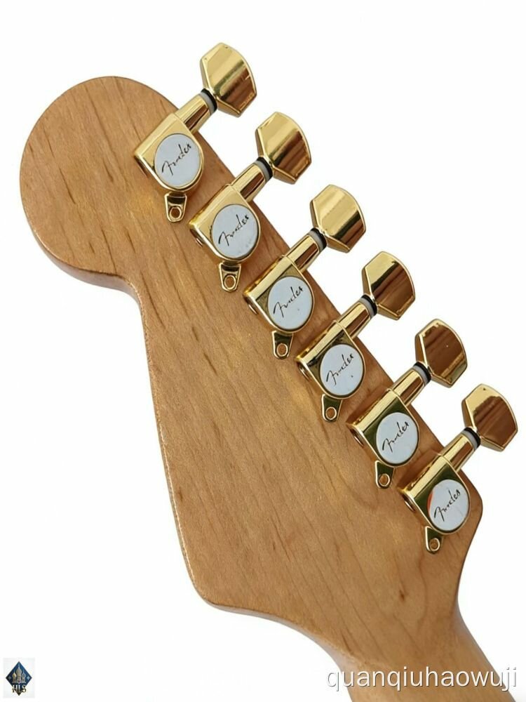 Винты для гитары Fender золотистые шестигранные 6 шт для деревянной шеи тюнеры