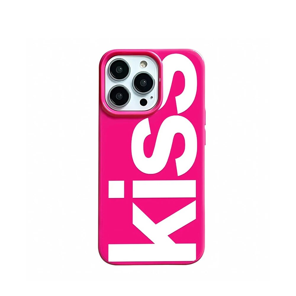 Модный чехол LALA с буквами для iPhone 17 16 15 14 13 12 11 Розовый, FLD-344FL119A1, iPhone 17 Pro